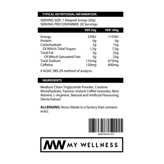 My Wellness Super Bullet Creatine Coffee 400g